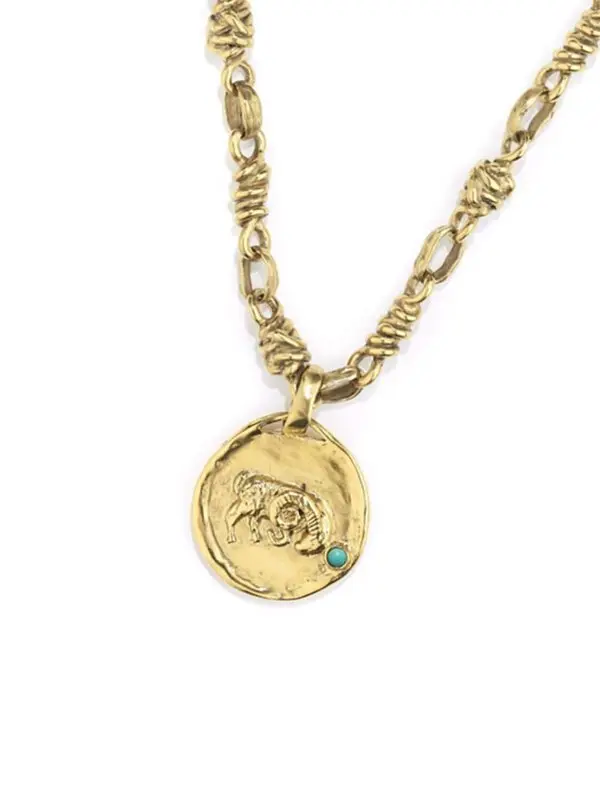 GOOSSENS Talisman Aries Medallion Necklace