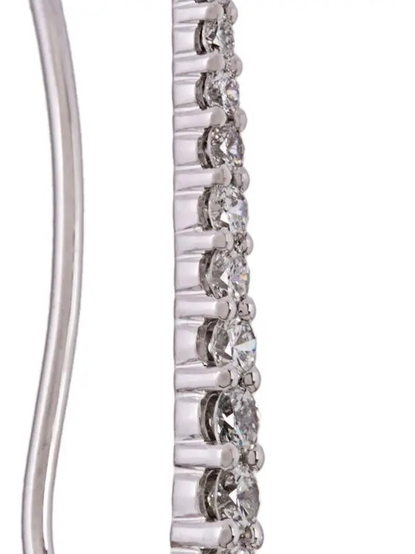 ALINKA 18kt White Gold Vera Diamond Cuff Earring - Metallic