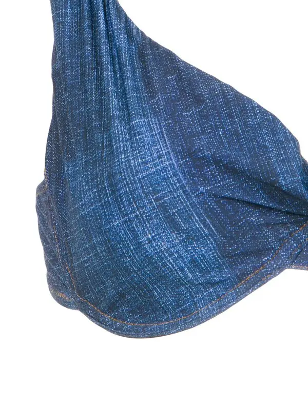 AMIR SLAMA High-waisted Denim Bikini Set