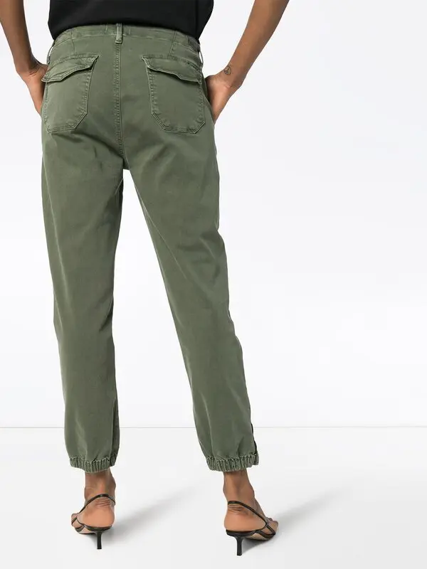 Paige Mayslie Cargo Trousers - Green