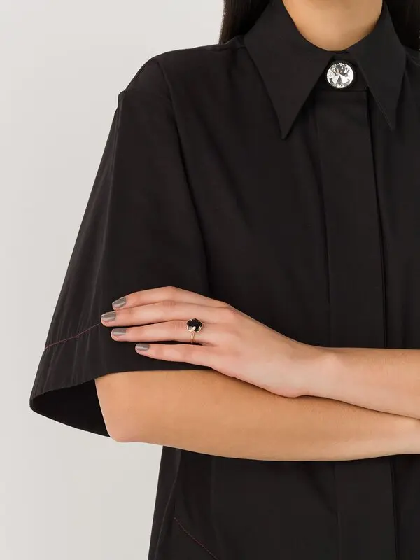 Pasquale Bruni 18kt Onyx And Diamond Ring - Pink