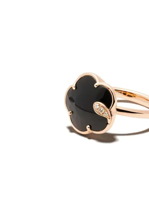 Pasquale Bruni 18kt Onyx And Diamond Ring - Pink