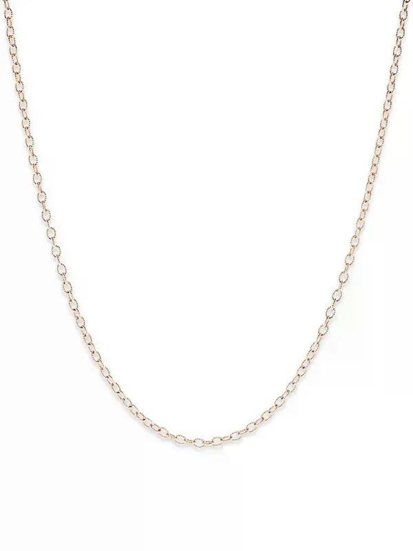 Irene Neuwirth 18kt Gold Oval Link Chain Necklace - Yellow