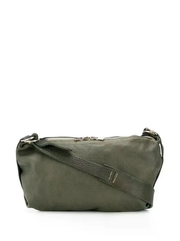 Guidi Cracked-effect Shoulder Bag