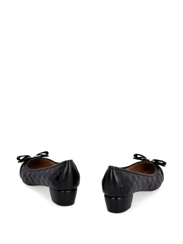 FERRAGAMO Vara-bow Pumps - Black