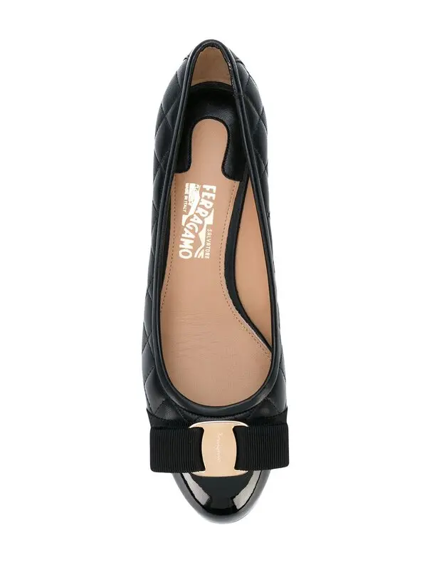 FERRAGAMO Vara-bow Pumps - Black