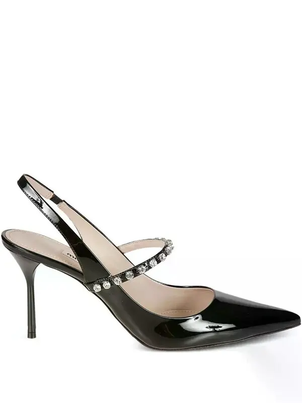 Miu Miu Patent Leather Slingbacks Pumps
