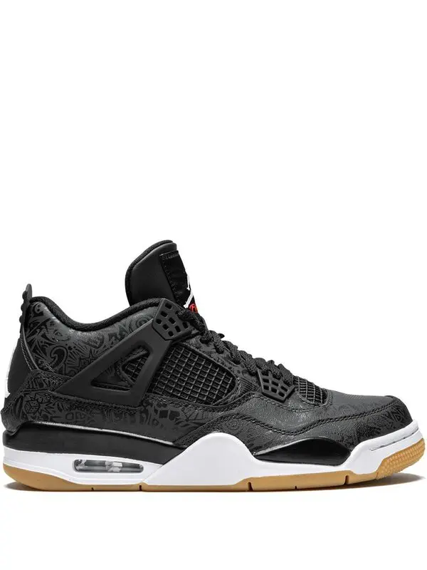 JORDAN Air 4 Retro Se Laser Sneakers - Black