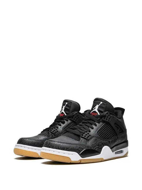 JORDAN Air 4 Retro Se Laser Sneakers - Black