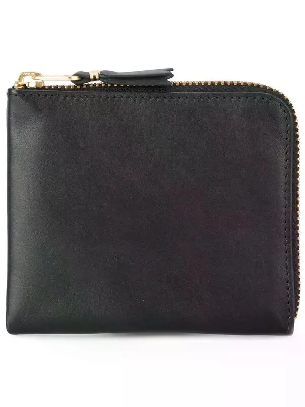 Comme Des Garçons Zip-fastening Leather Wallet - Black