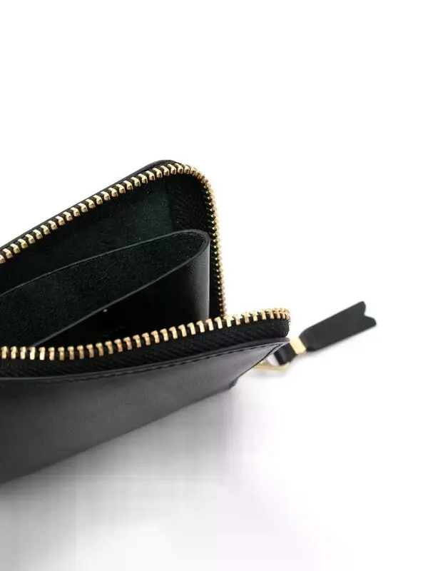 Comme Des Garçons Zip-fastening Leather Wallet - Black
