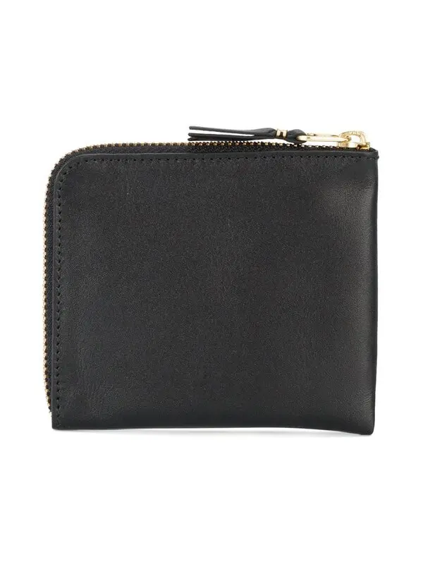 Comme Des Garçons Zip-fastening Leather Wallet - Black