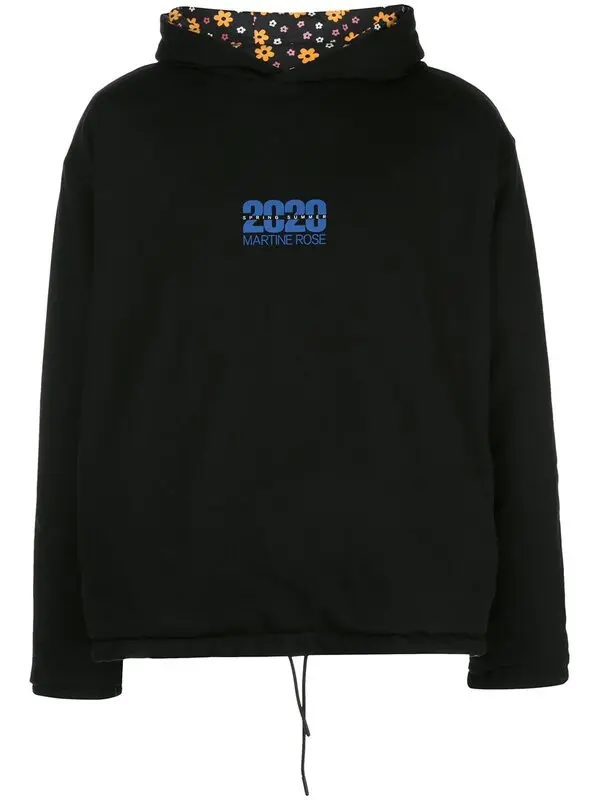 Martine Rose Reversible Floral Hoodie