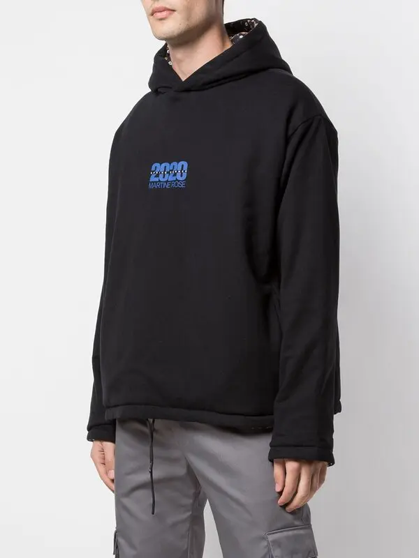Martine Rose Reversible Floral Hoodie