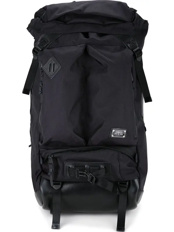 AS2OV Ballistic Nylon 2-pocket Backpack - Black