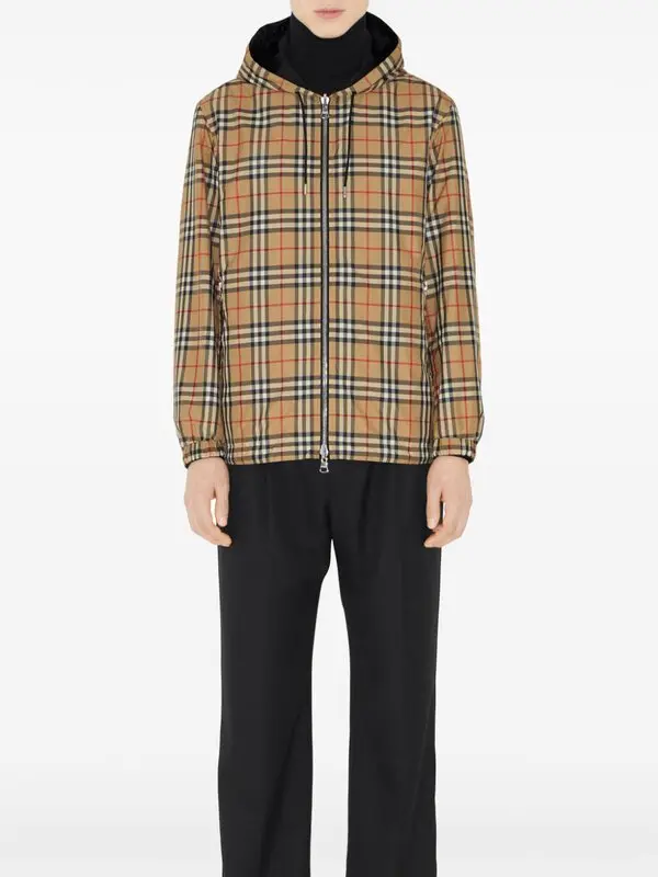 Burberry Reversible Checked Jacket - Neutrals