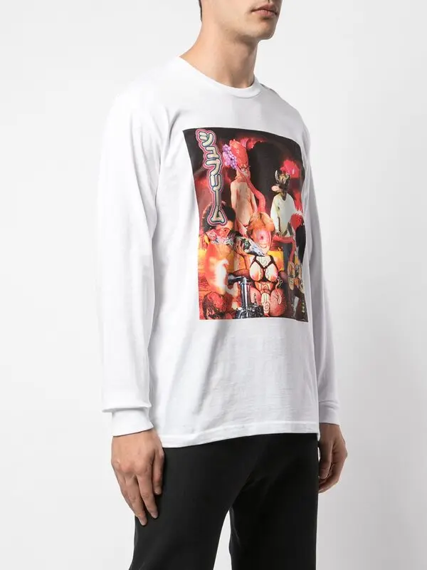Supreme Sekintani Graphic-Print T-Shirt - White | Editorialist
