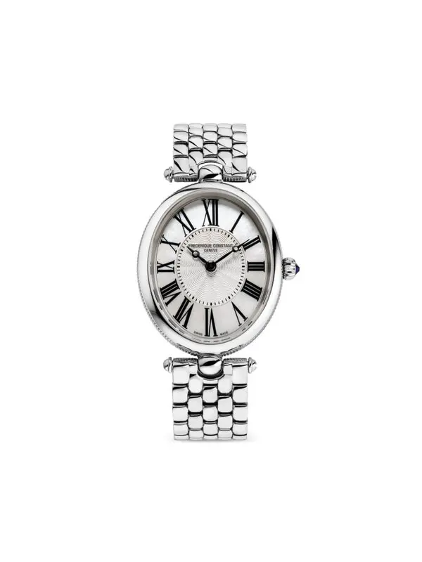 FREDERIQUE CONSTANT Classics Art Déco Oval 30mm - White