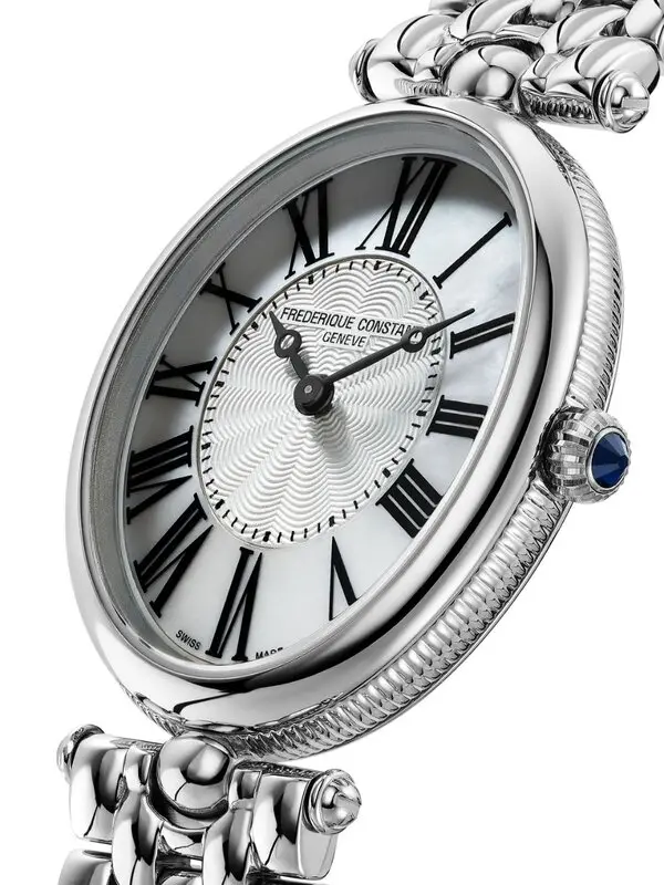 FREDERIQUE CONSTANT Classics Art Déco Oval 30mm - White