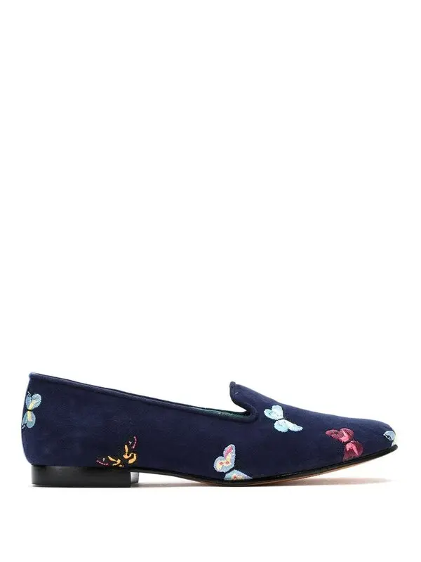 BIRD&CO Bird Shoes Borboletas Suede Slippers
