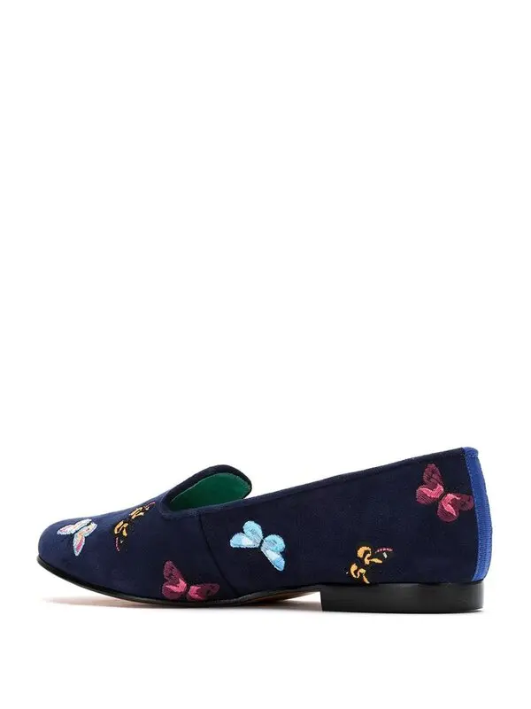 BIRD&CO Bird Shoes Borboletas Suede Slippers