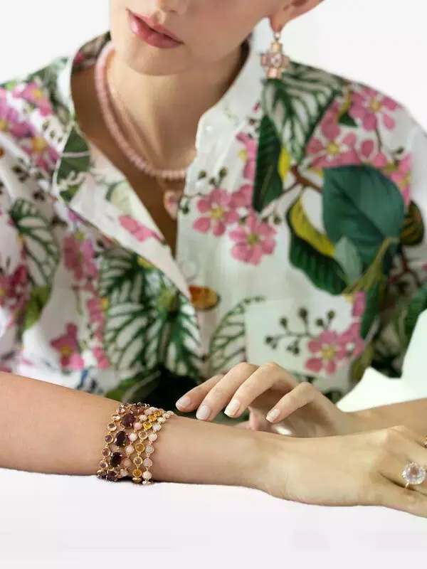 Irene Neuwirth 18k Rose And Rose De France Bracelet - Gold