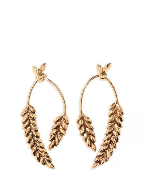 AURÉLIE BIDERMANN Tone Wheat Earrings - Gold