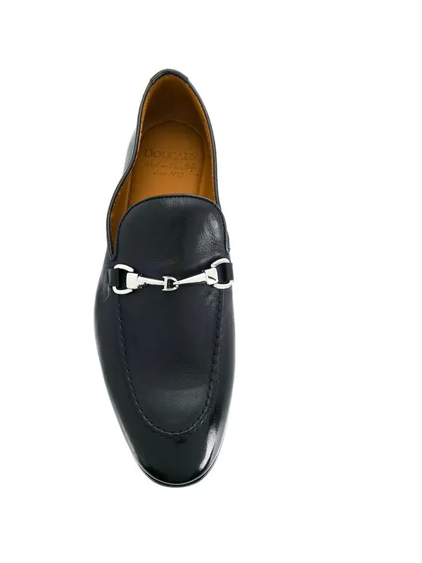 DOUCAL'S Leather Horsebit Loafers