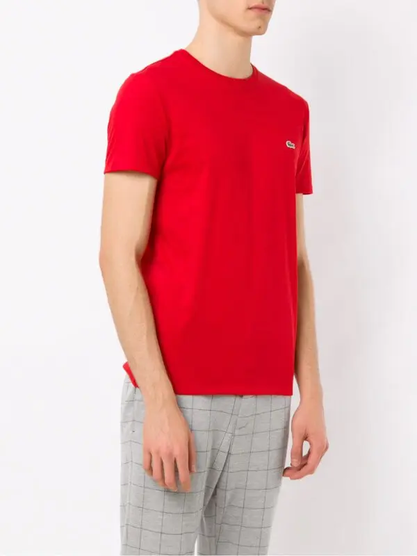 Lacoste Embroidered Logo T-shirt - Red