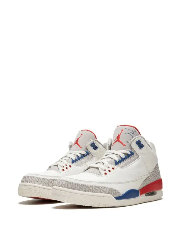 JORDAN Air 3 Retro International Flight Sneakers - White
