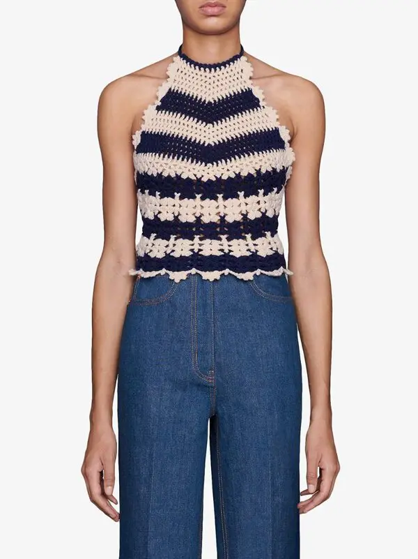 Gucci Crochet-knit Tank Top