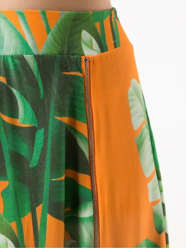 AMIR SLAMA Printed Maxi Skirt
