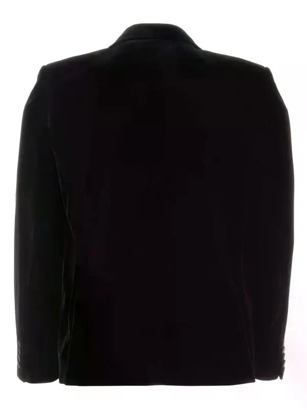 Saint Laurent Single-breasted Velvet Blazer