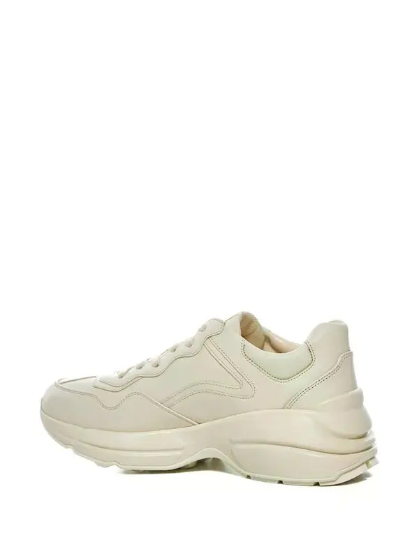 Gucci Rhyton Leather Sneakers - Neutrals