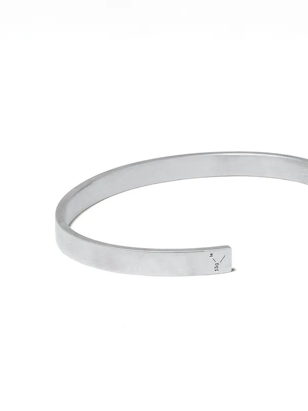 Le Gramme Le 15 Grammes Ribbon Bracelet In Silver | Editorialist