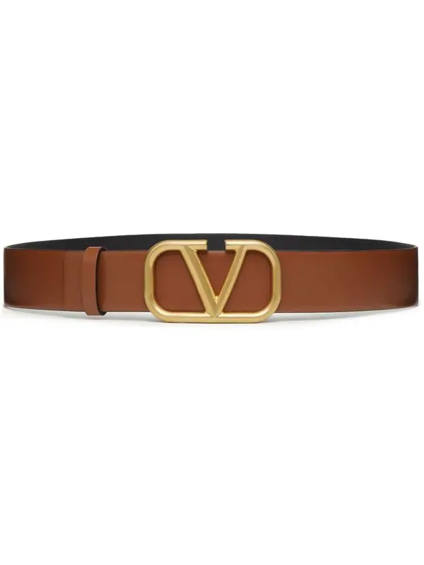 Valentino Garavani Vlogo Signature 40mm Leather Belt