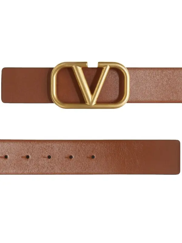 Valentino Garavani Vlogo Signature 40mm Leather Belt