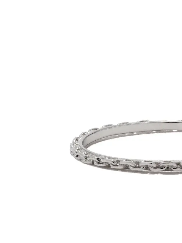 WOUTERS & HENDRIX 18kt Trace Chain Ring - Silver