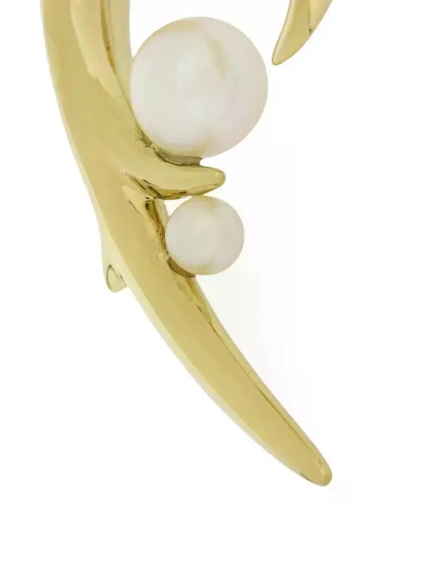 SHAUN LEANE 18k Yellow & Pearl Earrings