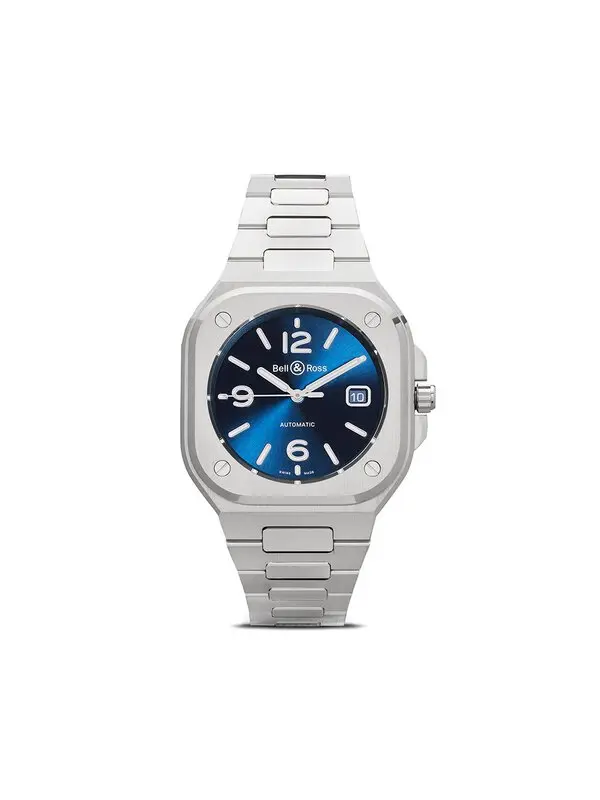 BELL & ROSS Br 05 Steel 40mm Timepiece - Blue