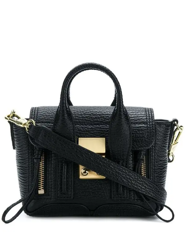 3.1 Phillip Lim Pashli Nano Satchel - Black