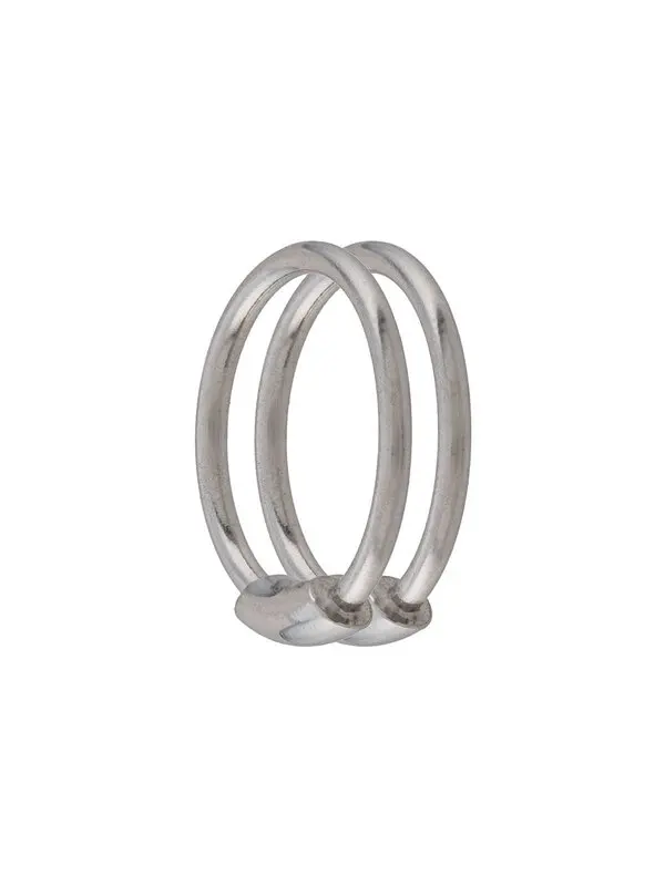 MARIA BLACK Basic 12 Hoop Earrings - Silver