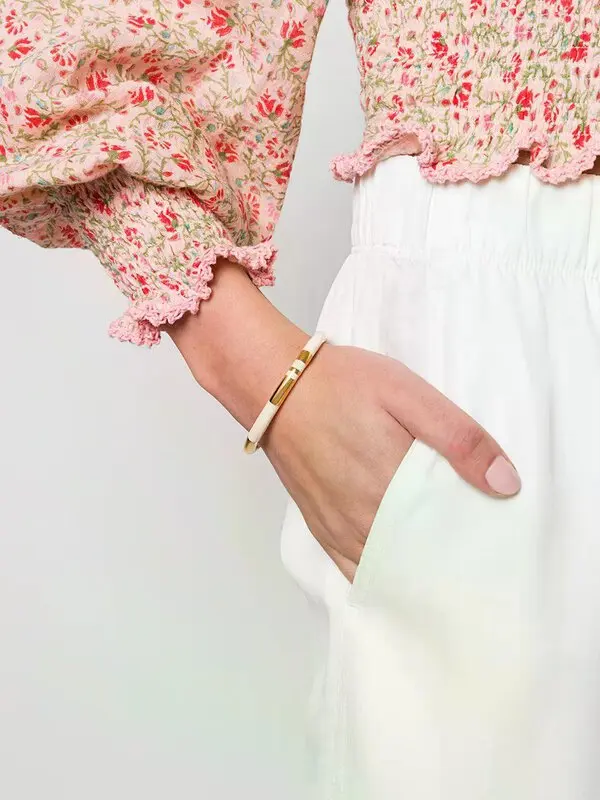 AURÉLIE BIDERMANN Positano Bangle - White
