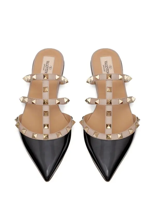 Valentino Garavani Rockstud Mules - Black
