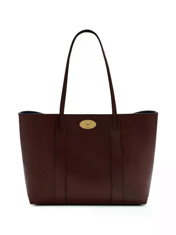 Mulberry Bayswater Grained Leather Tote Bag - Red