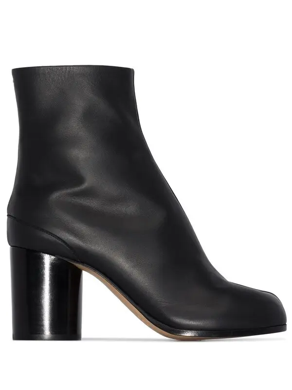MAISON MARGIELA Tabi 80mm Leather Ankle Boots