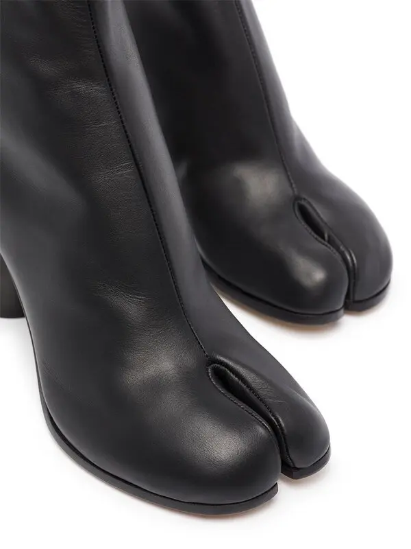 MAISON MARGIELA Tabi 80mm Leather Ankle Boots