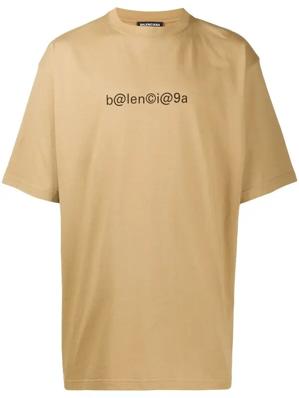 BALENCIAGA Symbolic ロゴTシャツ 美品 BALENCIAGA (バレンシアガ) Symbolic Tee⁄ロゴTシャツ ブラック サイズ:L