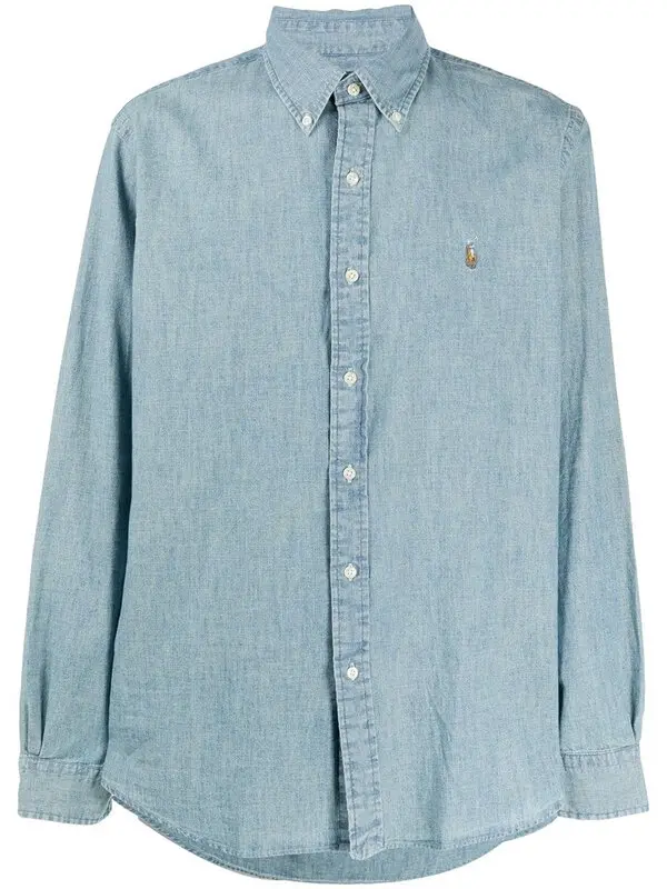 Polo Ralph Lauren Logo-embroidered Chambray Shirt