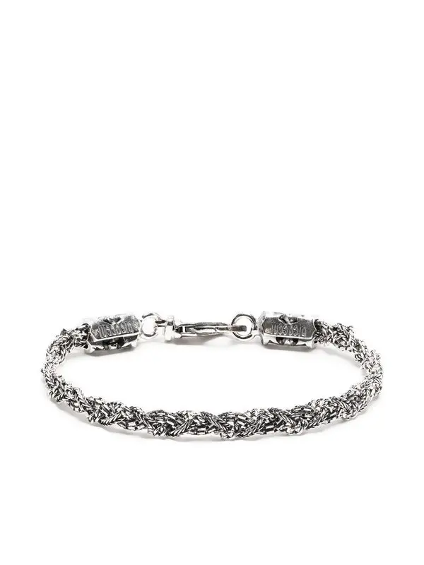 Emanuele Bicocchi Braided Bracelet - Silver